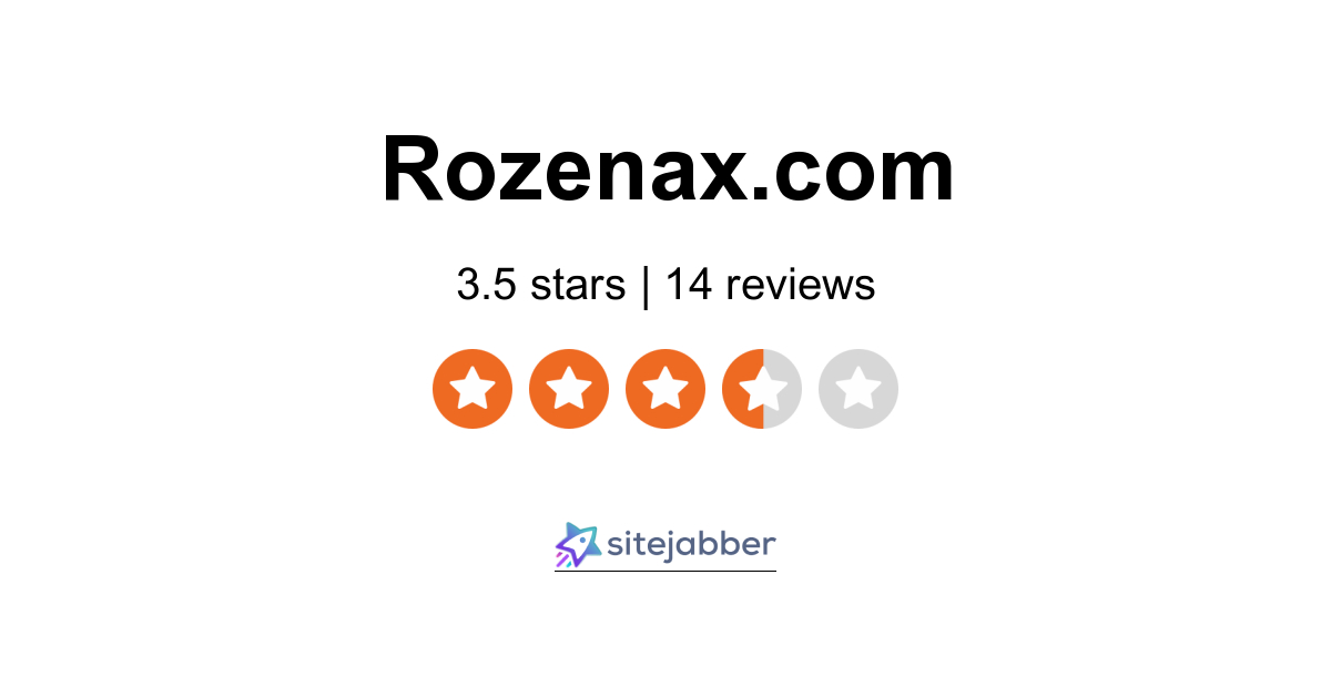 Rozenax Reviews - Read 14 Customer Reviews of Rozenax | Sitejabber