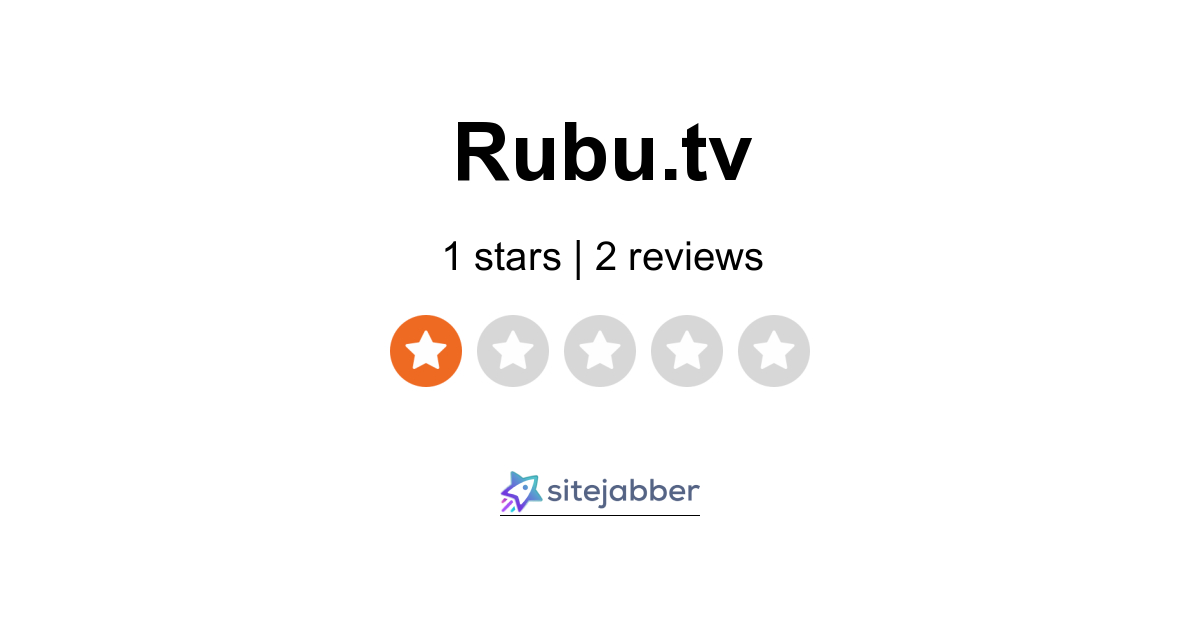 Rubu.tv Reviews - Read 2 Customer Reviews of Rubu.tv | Sitejabber