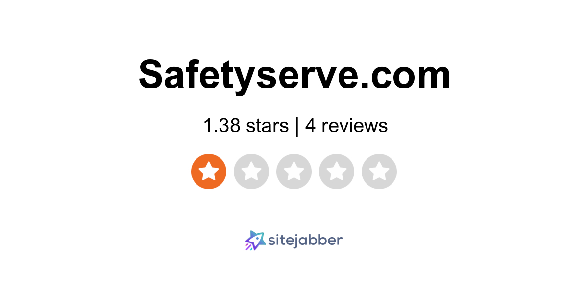 SafetyServe Reviews - Read 4 Customer Reviews of SafetyServe | Sitejabber