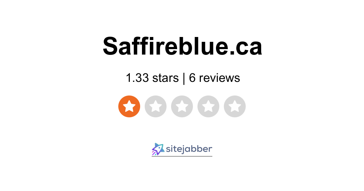Saffire Blue Reviews - Read 6 Customer Reviews of Saffire Blue | Sitejabber