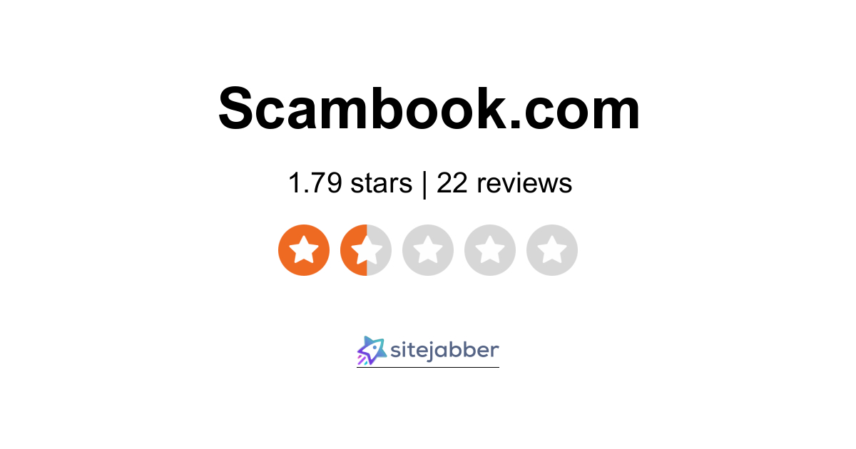 Scambook Reviews - Read 6 Customer Reviews of Scambook | Sitejabber
