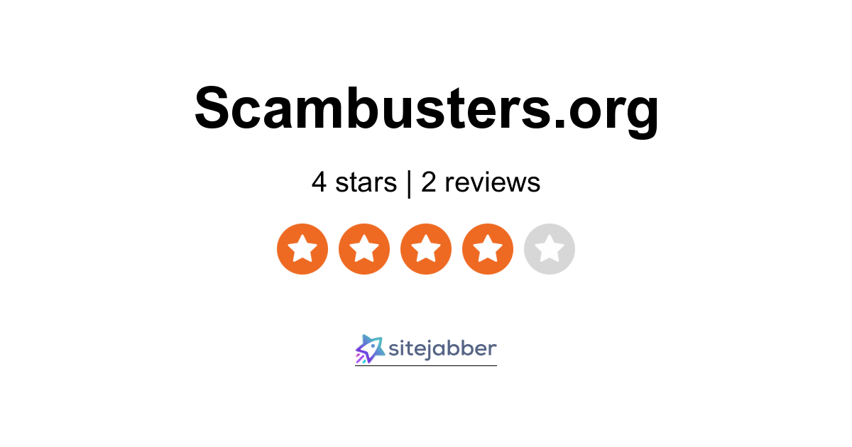 Scambusters.org Reviews - 3 Reviews of scambusters.org | Sitejabber