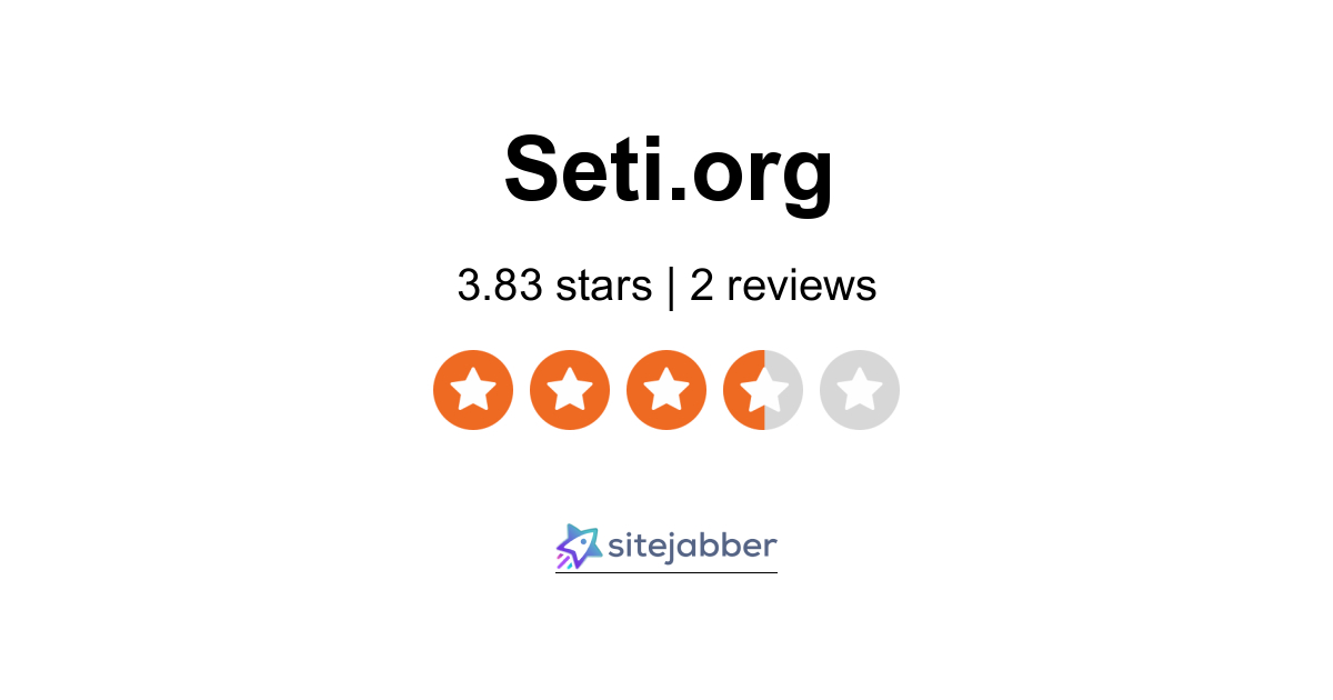 SETI Institute Reviews - Read 3 Customer Reviews of SETI Institute ...