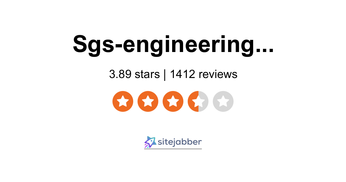 SGS Reviews - Read 1,412 Customer Reviews of SGS | Sitejabber