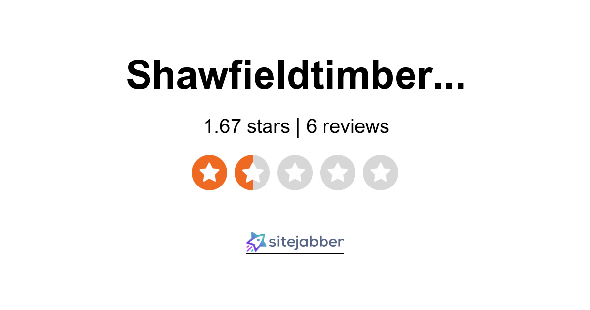 Shawfield Timber Reviews - Read 6 Customer Reviews of Shawfield Timber ...