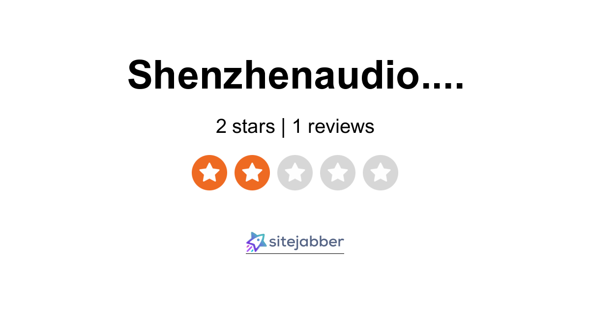 Shenzhen Audio Reviews - 1 Reviews of Shenzhenaudio.com | Sitejabber