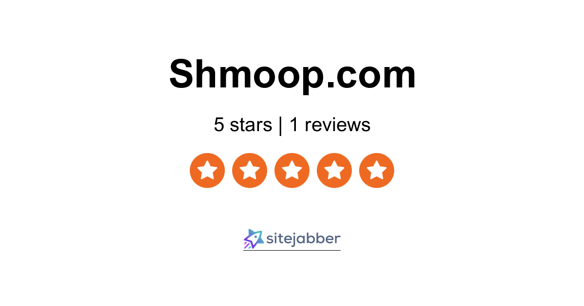 Shmoop Reviews - Read 1 Customer Reviews of Shmoop | Sitejabber