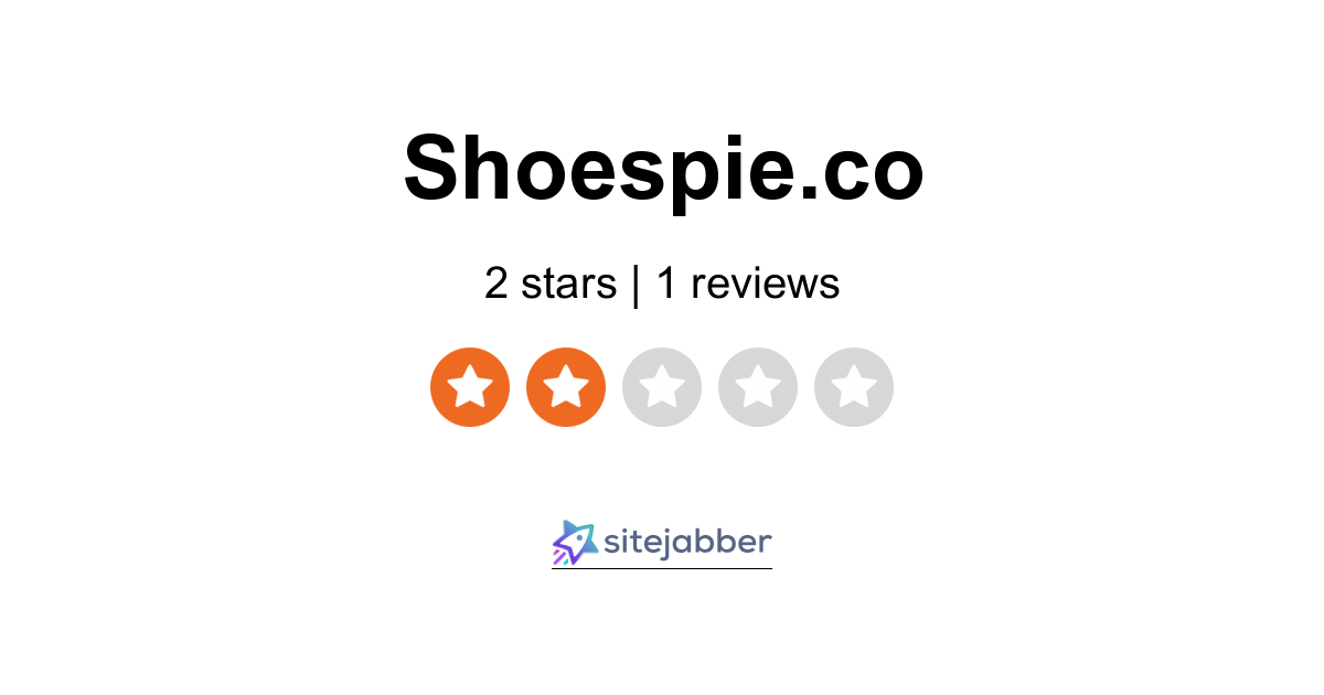Shoespie.co Reviews - Read 1 Customer Reviews of Shoespie.co | Sitejabber