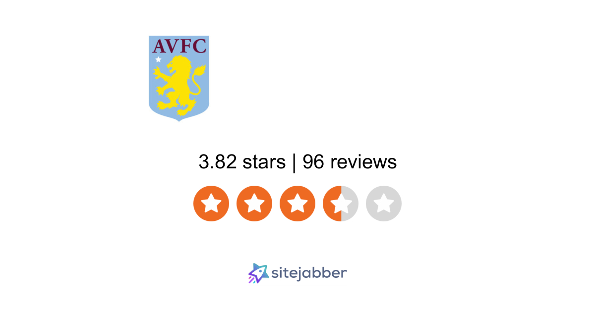 Shop.avfc.co.uk Reviews - 96 Reviews of Shop.avfc.co.uk | Sitejabber