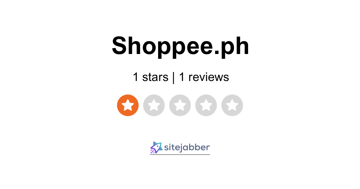 Shoppee Reviews - 1 Reviews of shoppee.ph | Sitejabber