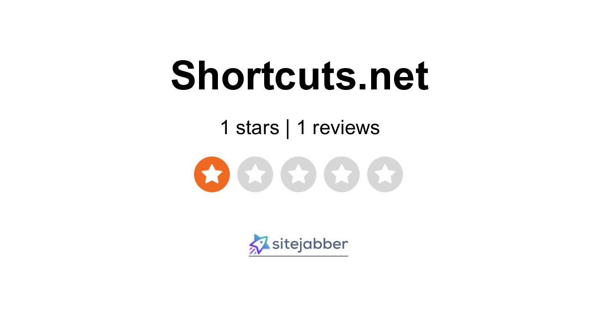 Shortcuts.net Reviews - Read 1 Customer Reviews of Shortcuts.net ...