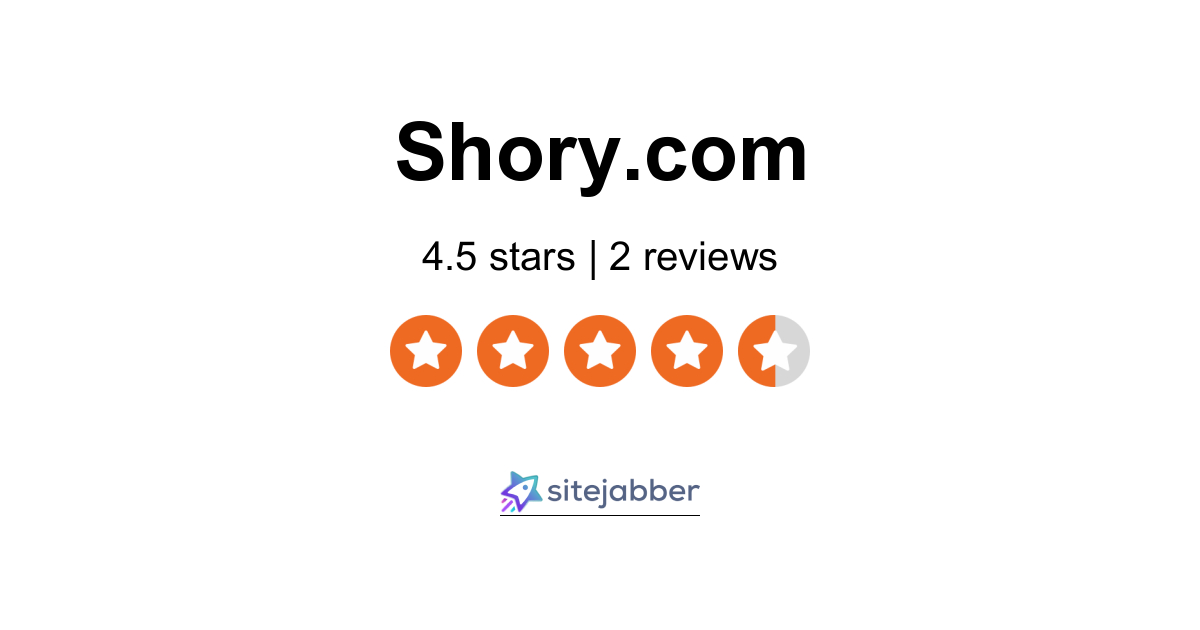 Shory Reviews - 2 Reviews of shory.com | Sitejabber