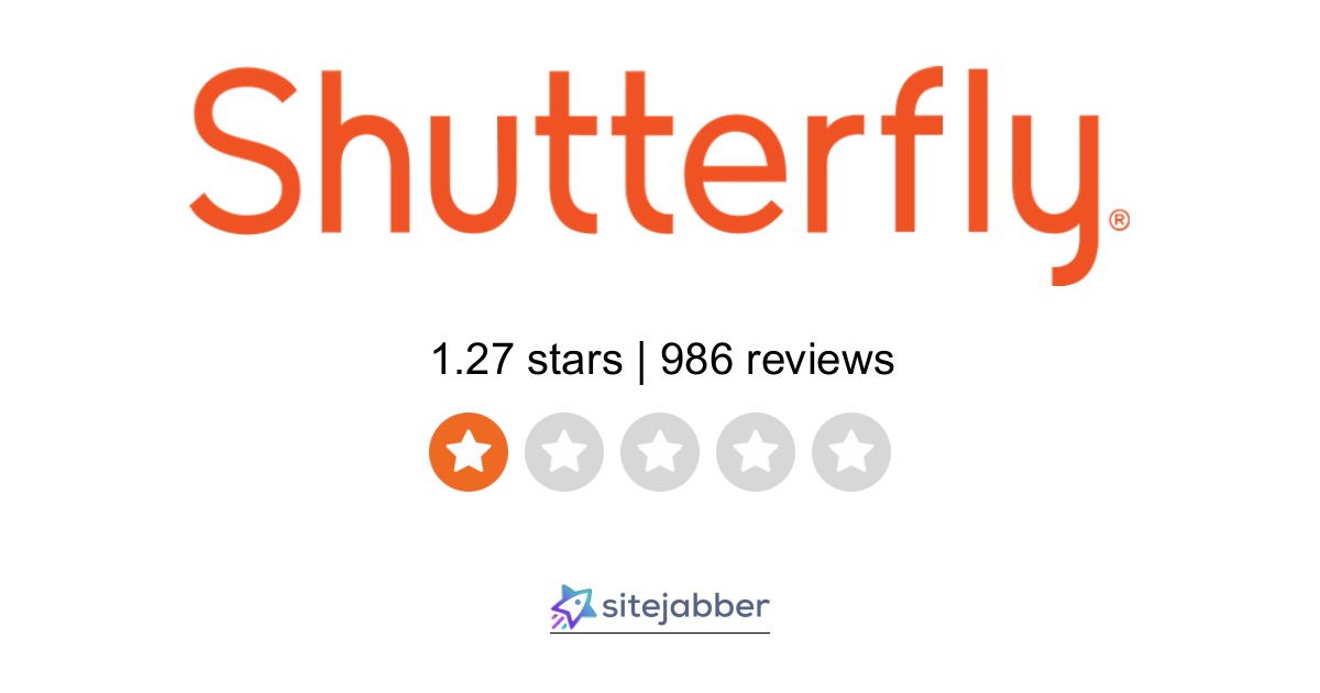 Shutterfly Reviews - Read 985 Customer Reviews of Shutterfly | Sitejabber