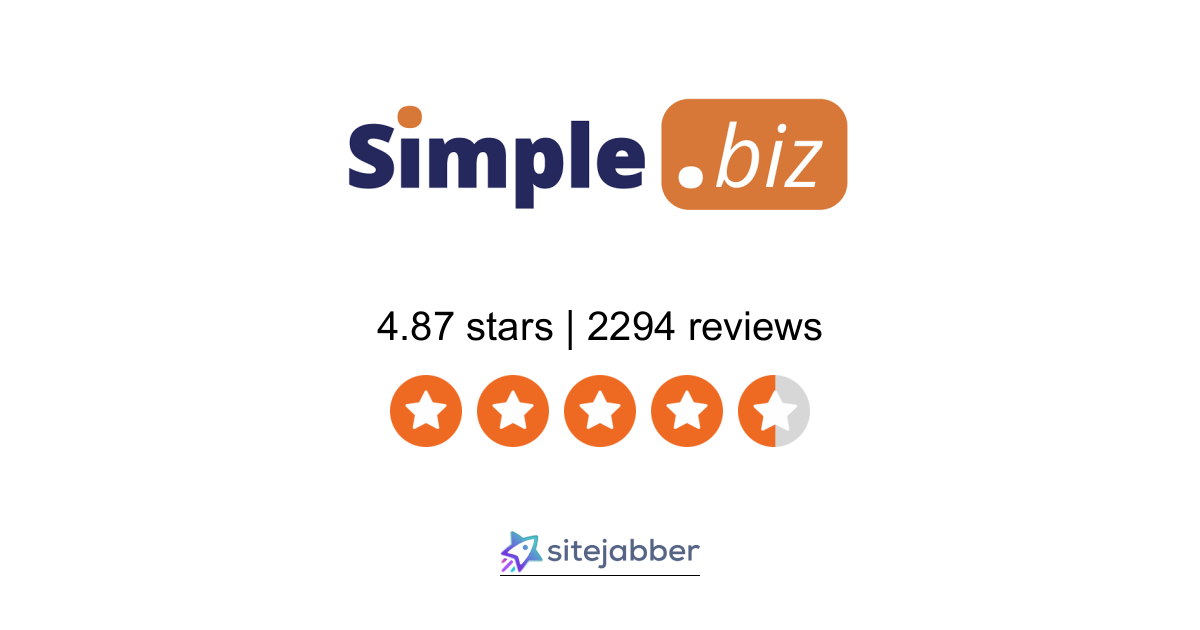 Simple.biz Reviews - Read 2,288 Customer Reviews of Simple.biz | Sitejabber