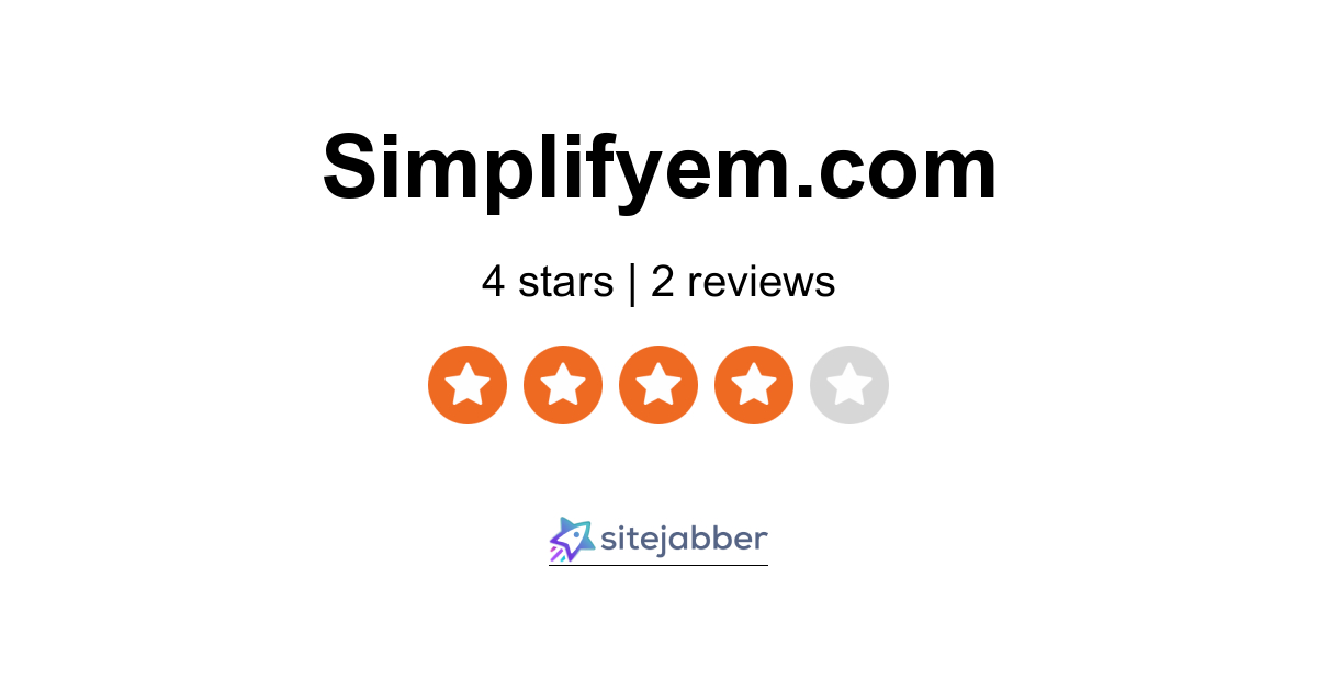SimplifyEM Reviews - 3 Reviews of Simplifyem.com | Sitejabber