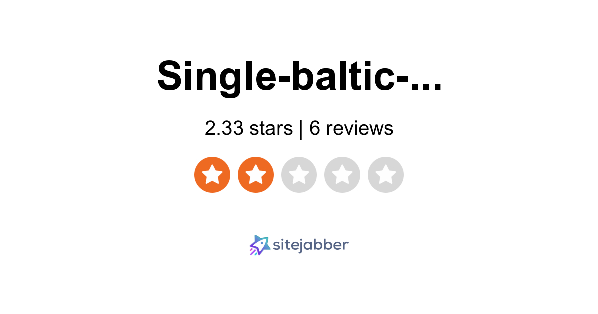 Single-Baltic-Lady Reviews - Read 1 Customer Reviews of Single-Baltic ...