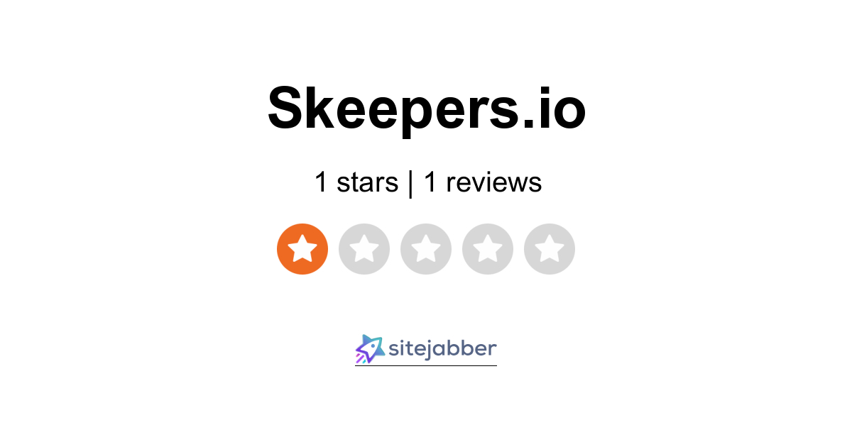 Skeepers.io Reviews - 1 Reviews of skeepers.io | Sitejabber