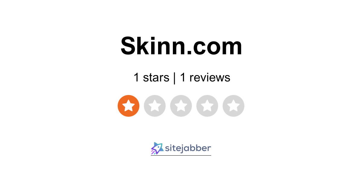 Skinn Reviews - 1 Reviews of Skinn.com | Sitejabber