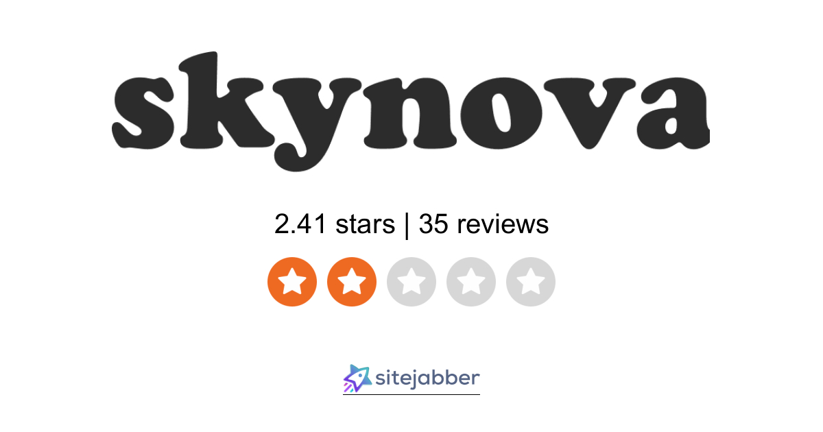 Skynova Reviews - Read 35 Customer Reviews of Skynova | Sitejabber