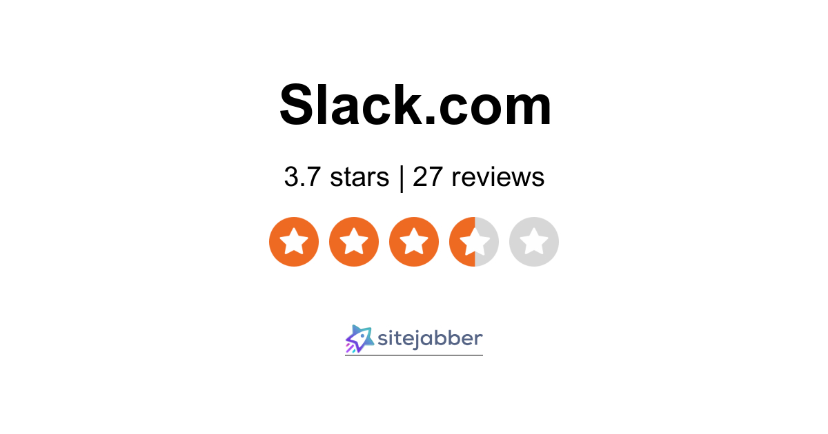 Slack Reviews - Read 28 Customer Reviews of Slack | Sitejabber