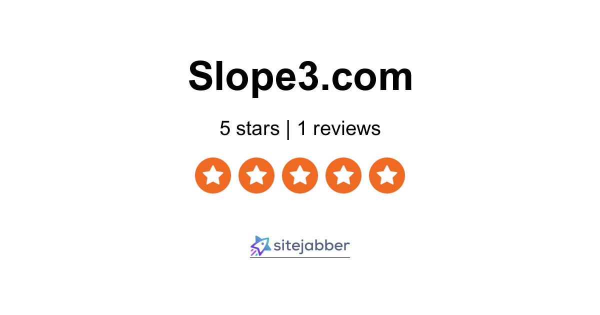 Slope3 Reviews - Read 1 Customer Reviews of Slope3 | Sitejabber
