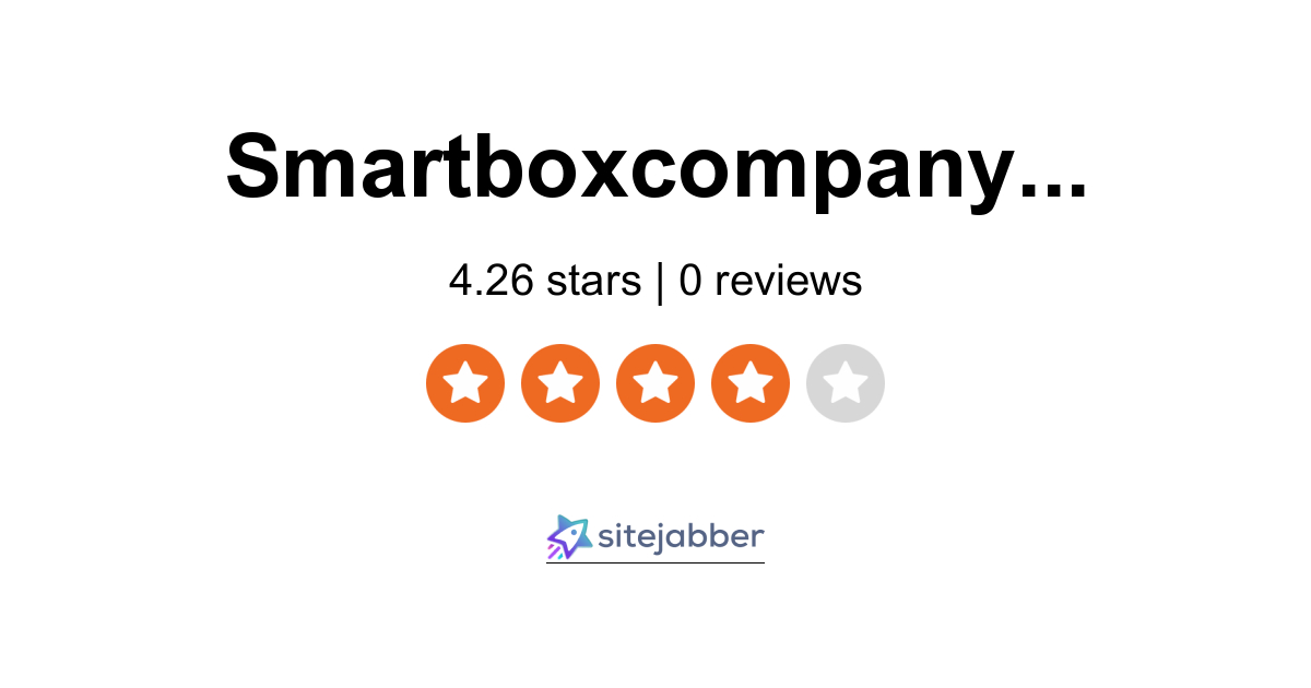 SmartBox Reviews - 43 Reviews of Smartboxcompany.com | Sitejabber