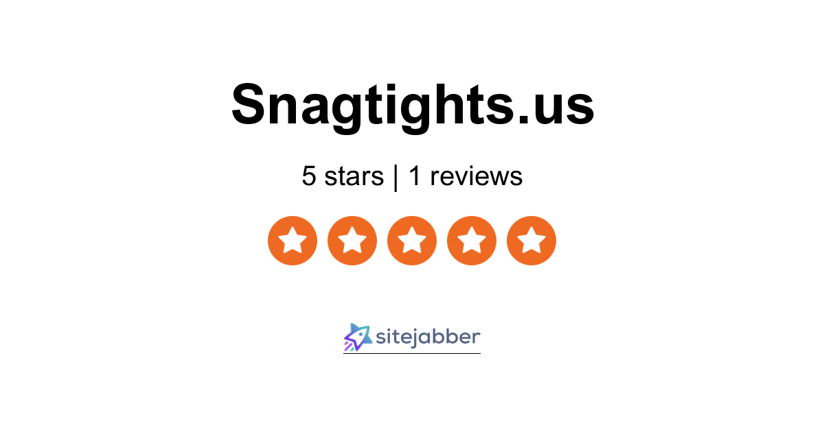 Snag Tights Reviews - Read 1 Customer Reviews of Snag Tights | Sitejabber