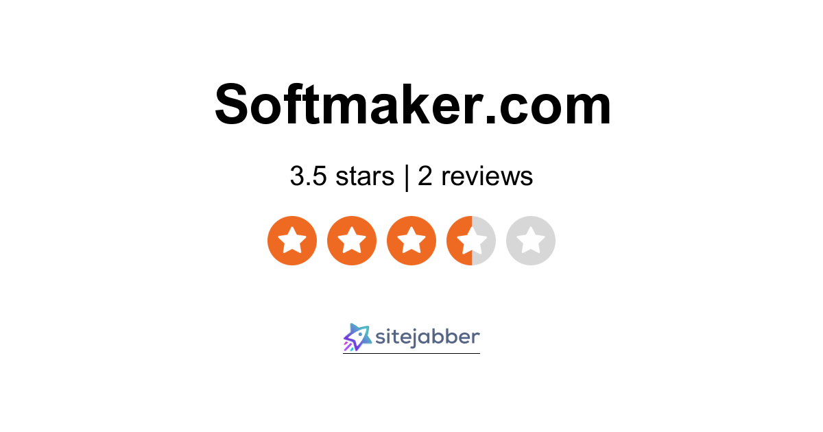SoftMaker Reviews - 3 Reviews of Softmaker.com | Sitejabber