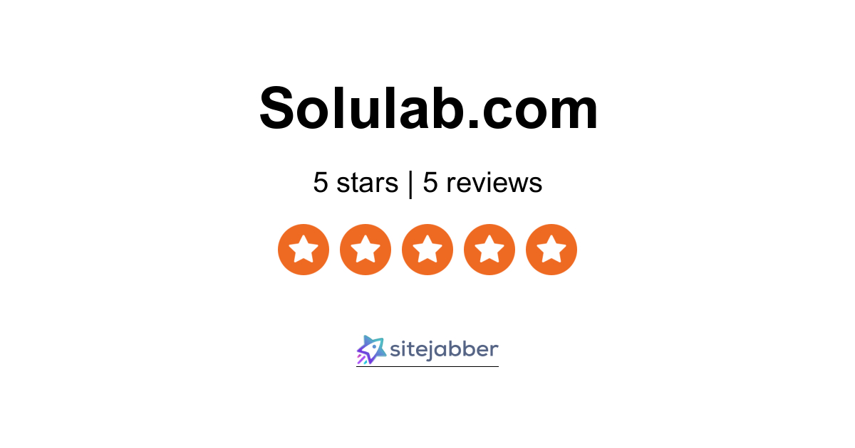SoluLab Reviews - Read 5 Customer Reviews of SoluLab | Sitejabber