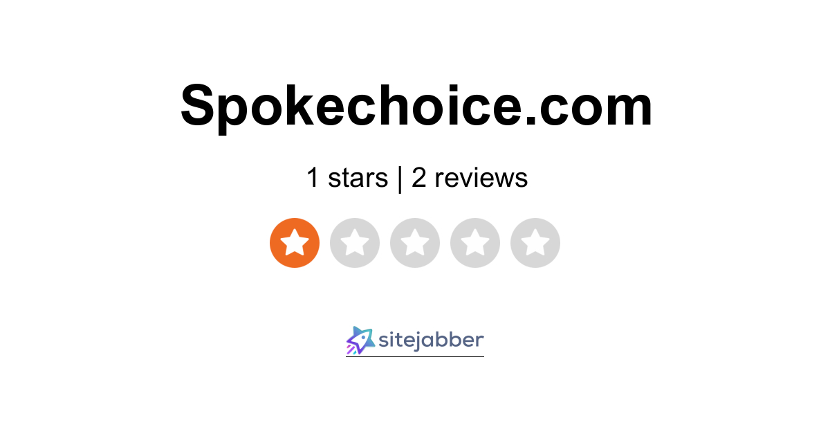 Spokechoice Reviews - Read 2 Customer Reviews of Spokechoice | Sitejabber