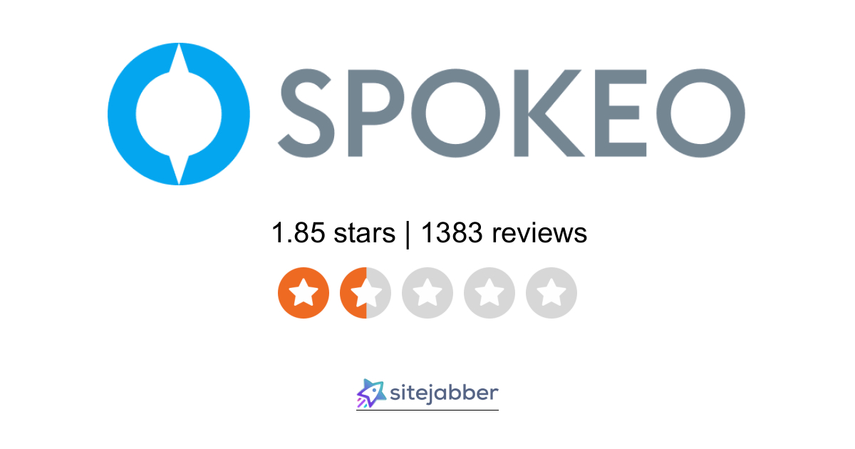 Spokeo Reviews - Read 1,384 Customer Reviews of Spokeo | Sitejabber