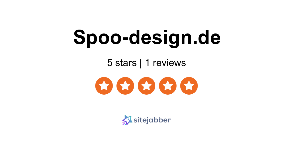Spoo-design Reviews - 1 Reviews of spoo-design.de | Sitejabber