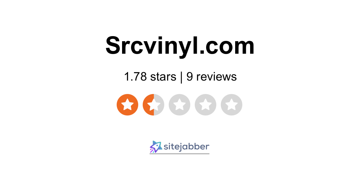 Srcvinyl Reviews - 9 Reviews of Srcvinyl.com | Sitejabber