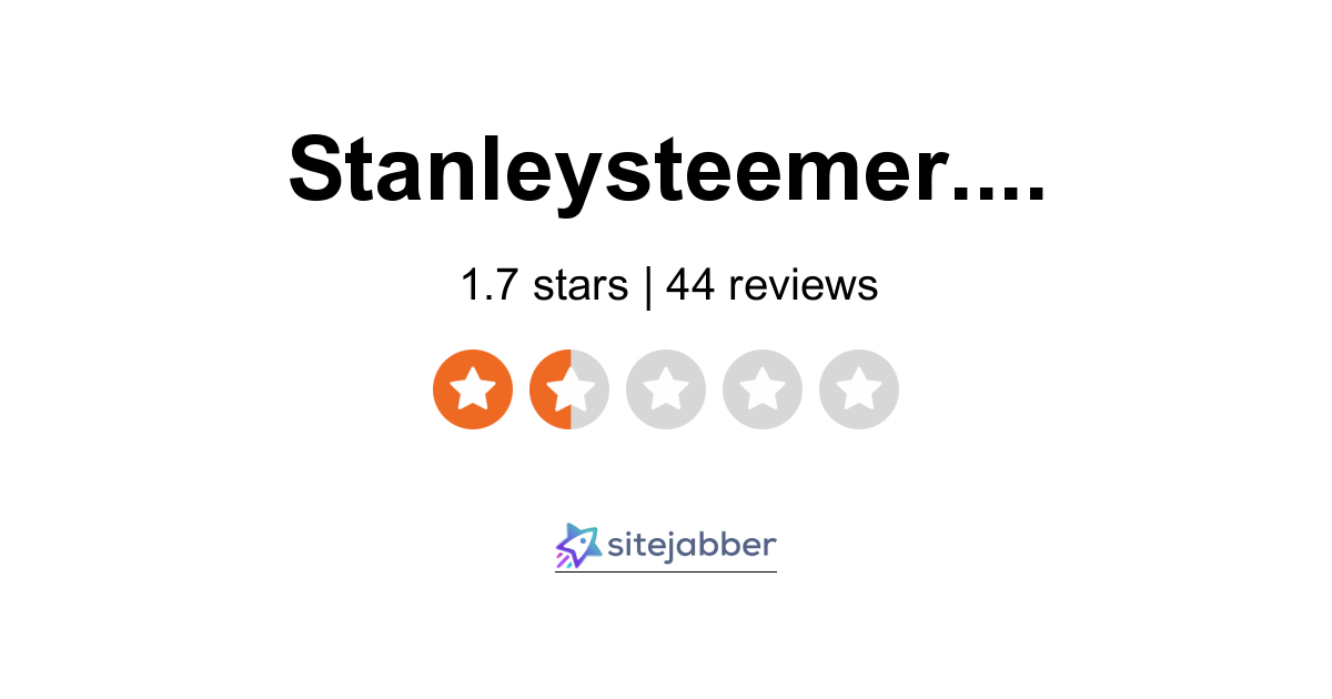 Stanley Steemer Reviews - Read 44 Customer Reviews of Stanley Steemer ...