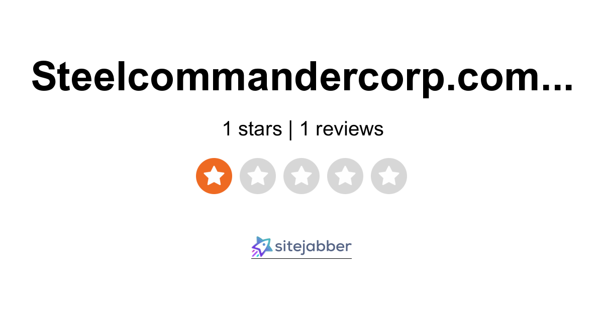 Steelcommandercorp Reviews - 1 Reviews of Steelcommandercorp.com ...