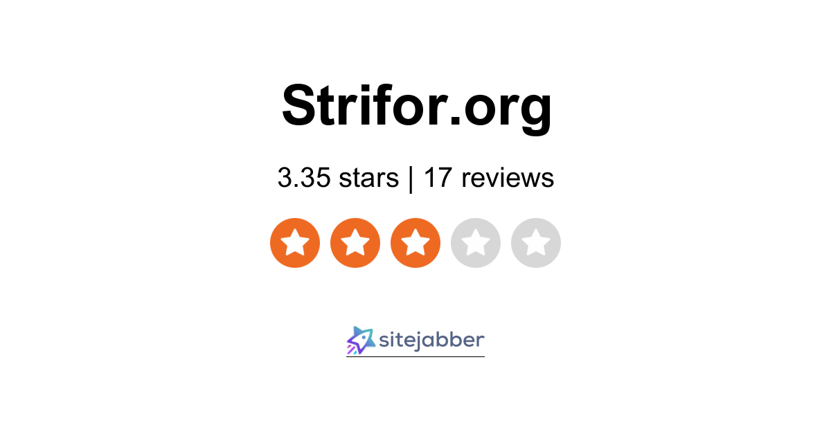 Strifor.org Reviews - 18 Reviews of Strifor.org | Sitejabber