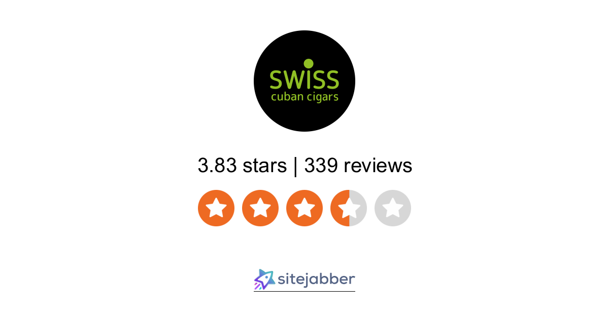 Swiss Cuban Cigars Reviews - Read 328 Customer Reviews of Swiss Cuban ...
