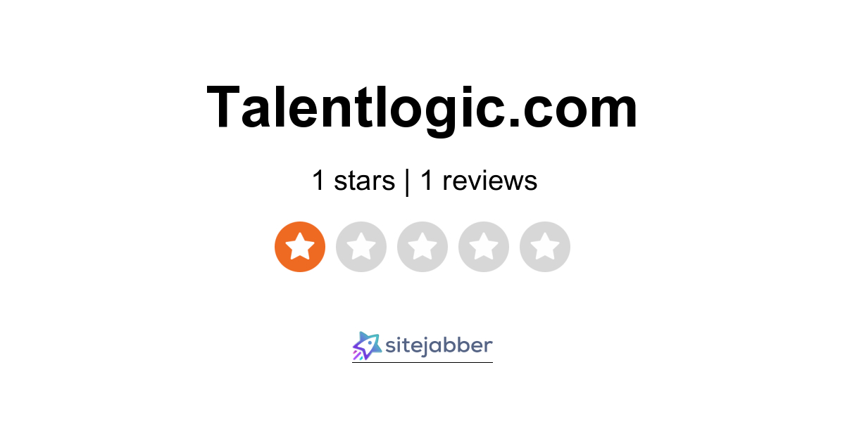 Talentlogic Reviews - 1 Reviews of Talentlogic.com | Sitejabber