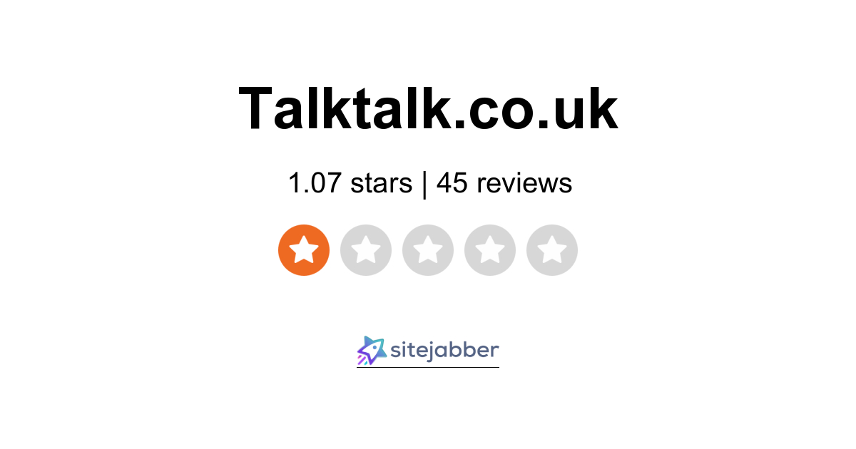 TalkTalk Reviews - Read 45 Customer Reviews of TalkTalk | Sitejabber