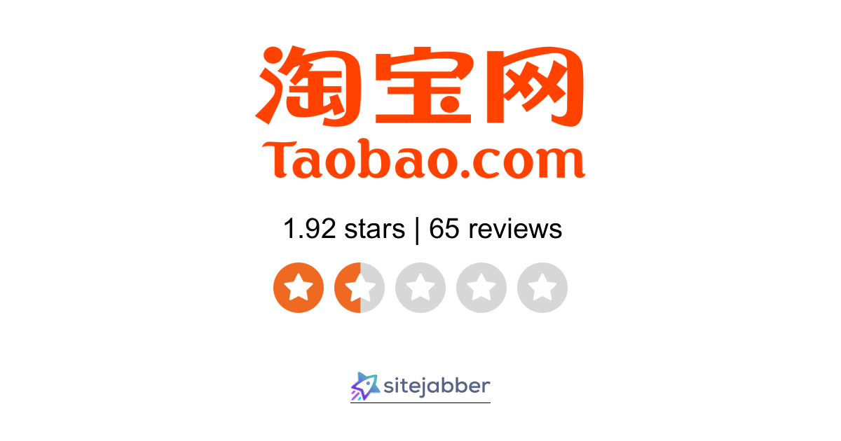 Taobao Reviews - Read 65 Customer Reviews of Taobao | Sitejabber
