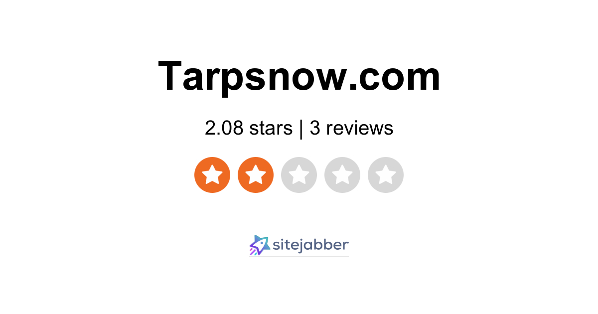 Tarps Now Reviews - Read 3 Customer Reviews of Tarps Now | Sitejabber