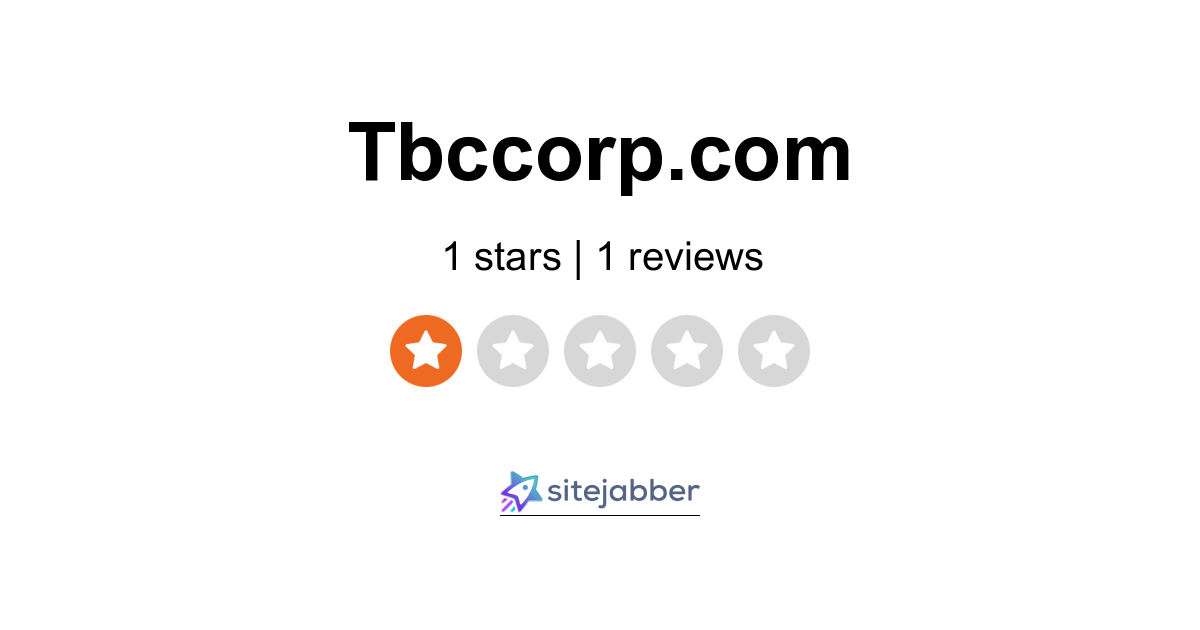 TBC Corporation Reviews - Read 1 Customer Reviews of TBC Corporation ...