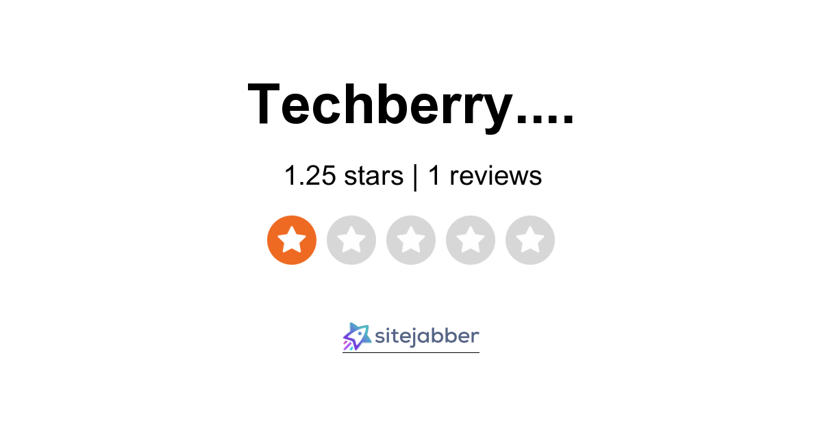 Techberry.online Reviews - 1 Reviews of Techberry.online | Sitejabber