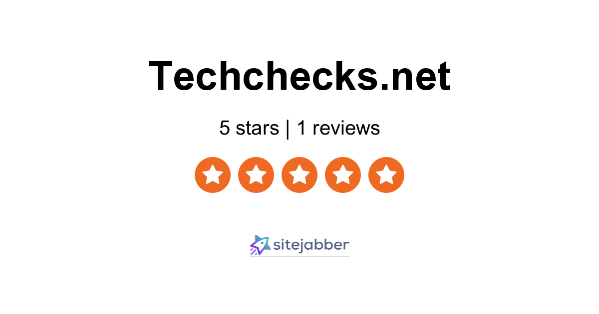 Tech Checks Reviews - Read 1 Customer Reviews of Tech Checks | Sitejabber