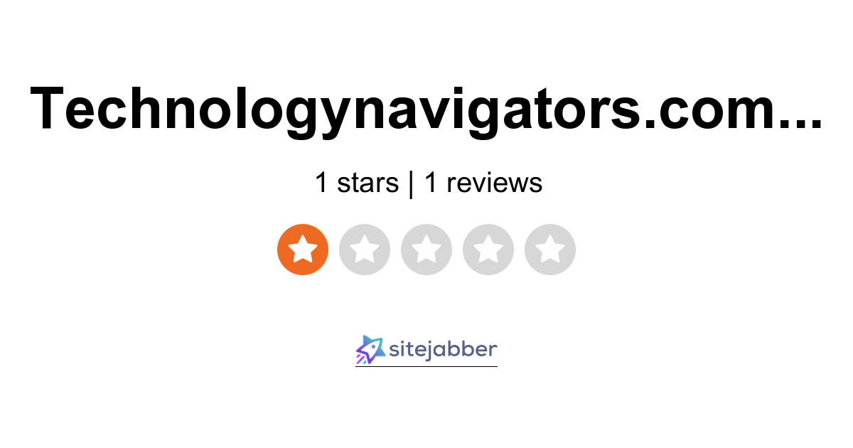 Technologynavigators Reviews - Read 1 Customer Reviews of ...