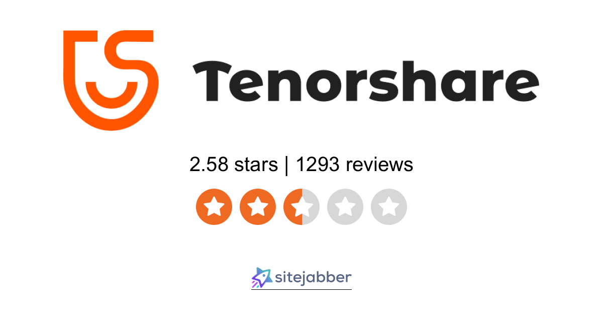 TenorShare Reviews - Read 1,292 Customer Reviews of TenorShare | Sitejabber