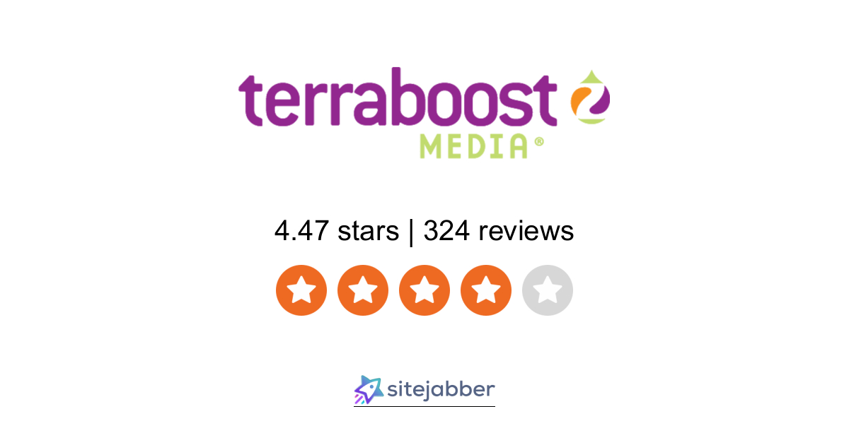 Terraboost Media Reviews - Read 323 Customer Reviews of Terraboost ...