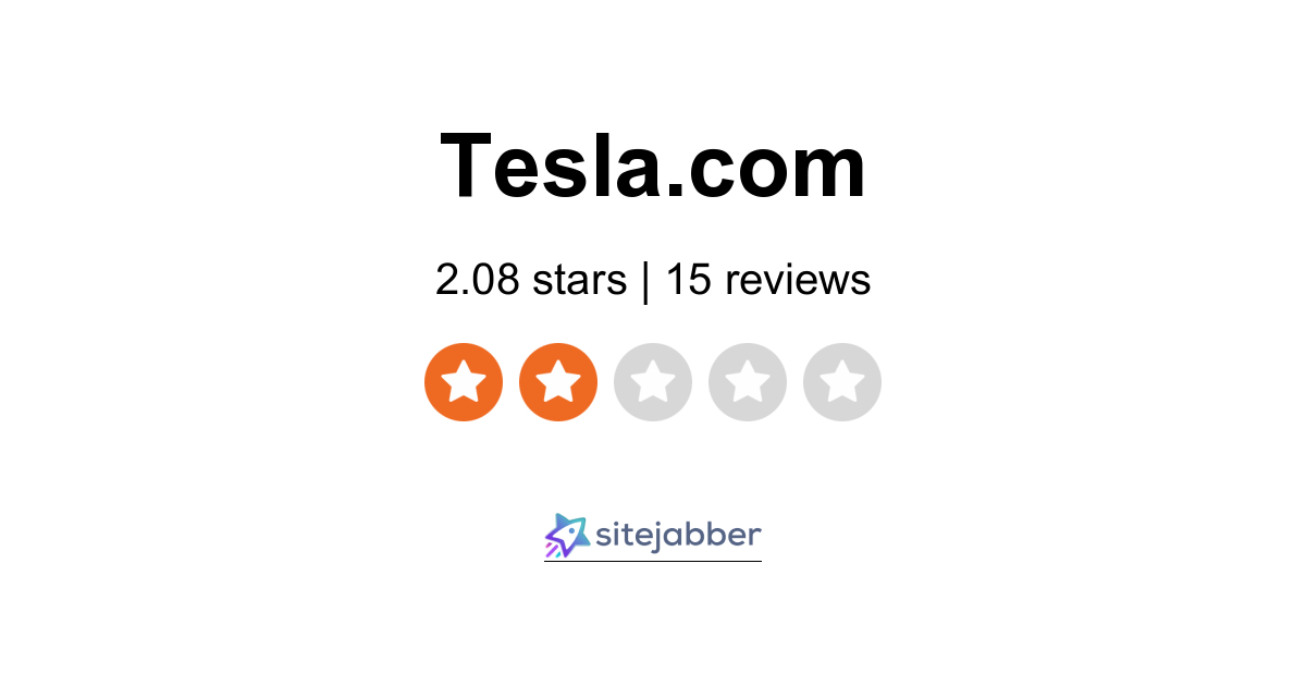 Tesla Reviews - 15 Reviews of Tesla.com | Sitejabber