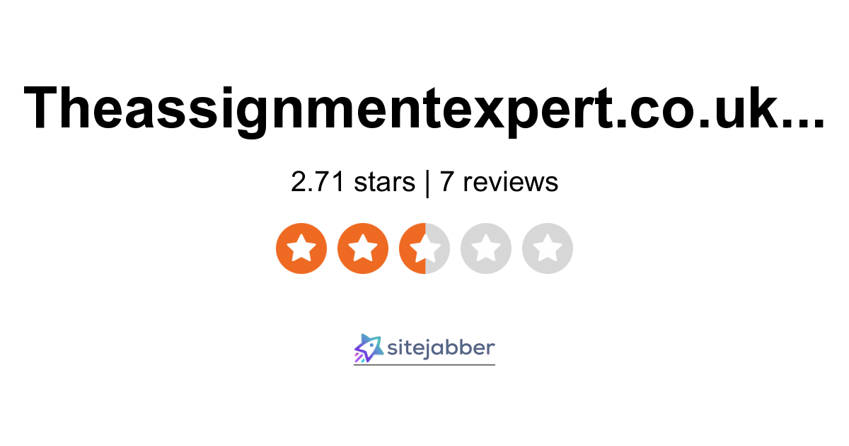 The Assignment Expert Reviews - Read 7 Customer Reviews of The ...