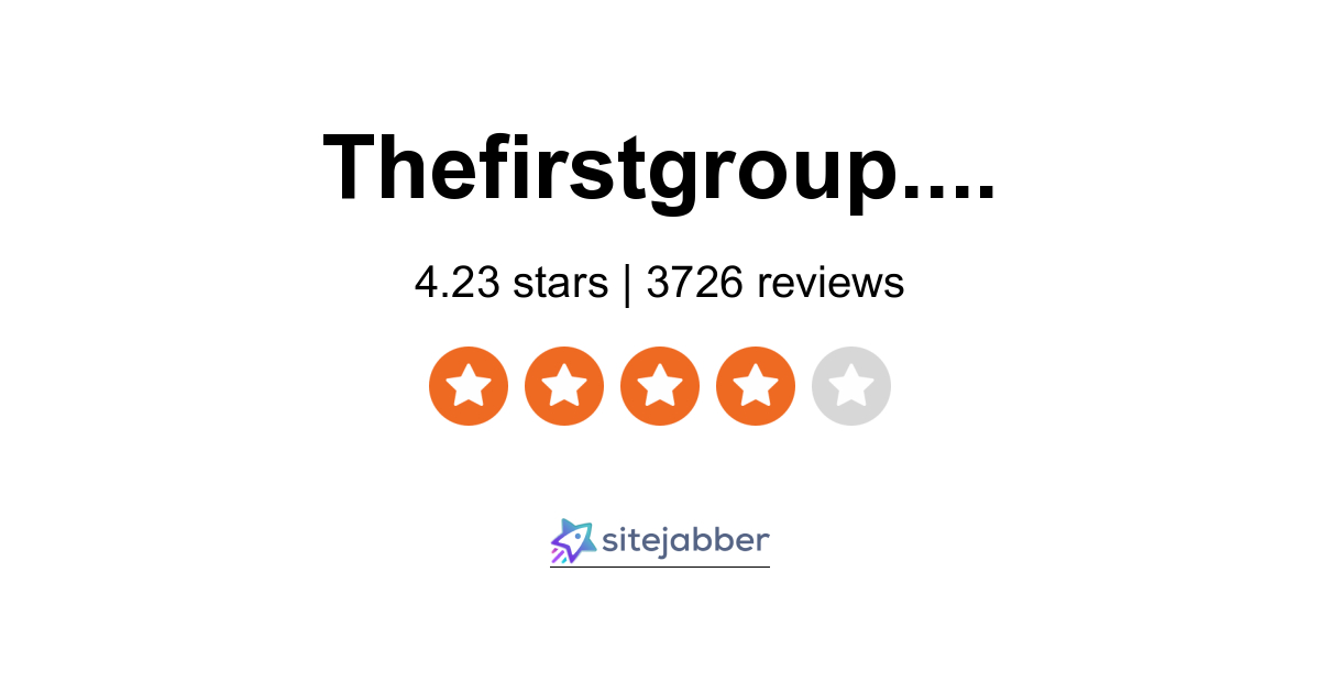 The First Group Reviews - Read 3,701 Customer Reviews of The First ...